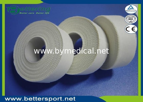 2.5cm White colour Latex free zinc oxide athletic Rigid Rayon Tape Porous Sports strapping Taping supplier