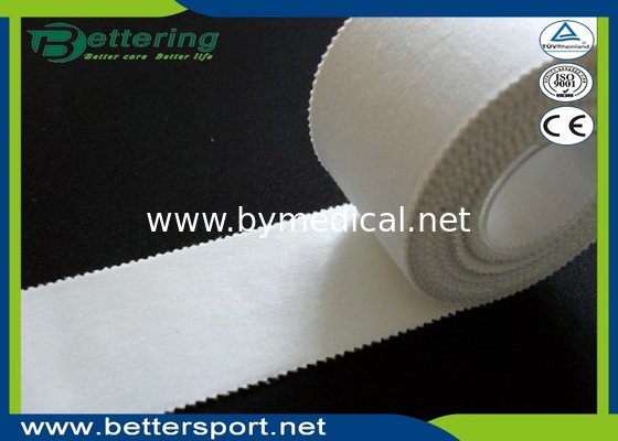 3.8cm Latex Free Non Elastic Cotton Athletic Sports Tape Trainers Strapping Tapes Climbing Finger Wrapping Tape supplier