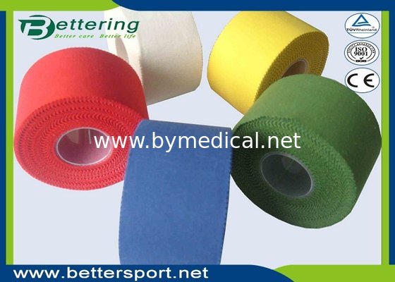 Coloured Athletic Cotton Sports Tape Trainers Strapping Tapes Joints Protector GYM tape supplier