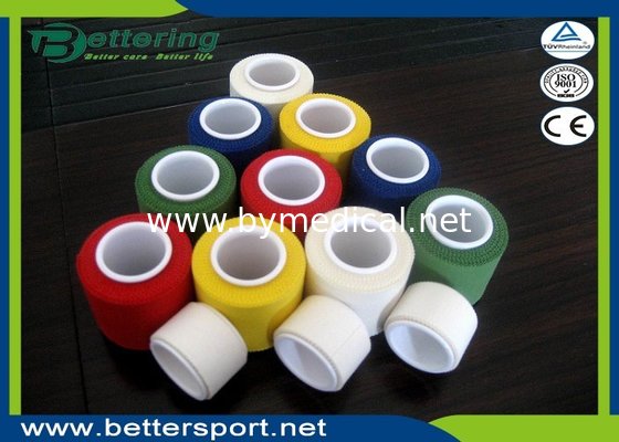 Coloured Athletic Cotton Sports Tape Trainers Strapping Tapes Joints Protector GYM tape supplier