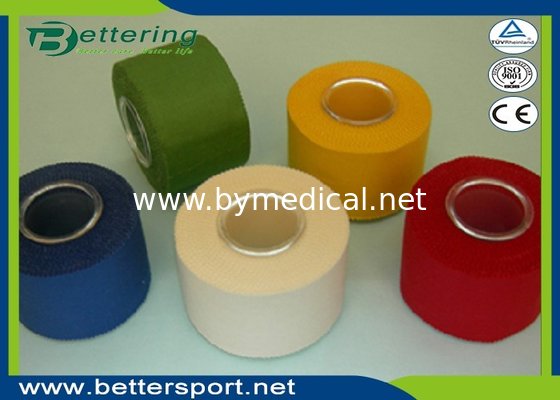 Coloured Athletic Cotton Sports Tape Trainers Strapping Tapes Joints Protector GYM tape supplier