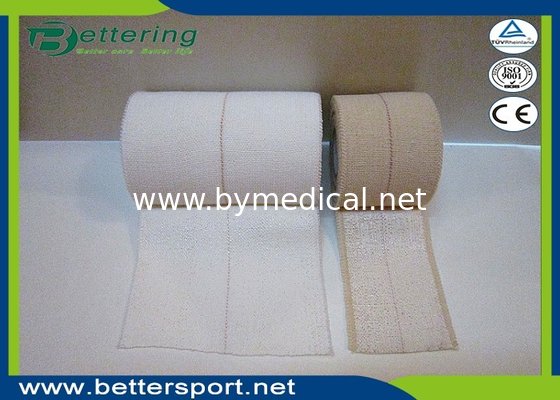 Skin Colour 100% Pure Cotton Heavy Stretch Tape Elastic Adhesive Bandage EAB with middle line sports tape supplier