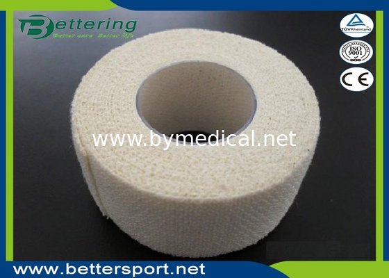 2.5cm Medical Pure Cotton Heavy Stretch Tape Elastic Adhesive Bandage EAB Wrist Protection Fixation Tape supplier