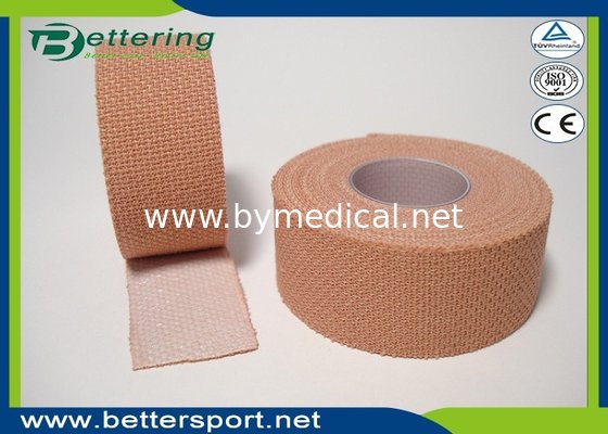 2.5cm Medical Pure Cotton Heavy Stretch Tape Elastic Adhesive Bandage EAB Wrist Protection Fixation Tape supplier