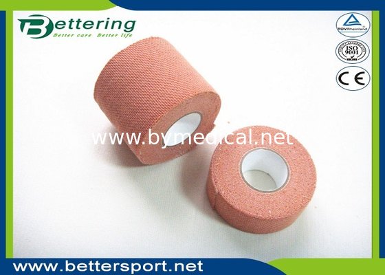 Brick Red Colour synthetic elastic finger protection tape Wrist Protection Fixation Tape for wound dressing supplier