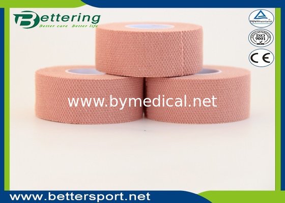 Brick Red Colour synthetic elastic finger protection tape Wrist Protection Fixation Tape for wound dressing supplier
