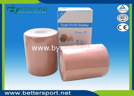 Brick Red Colour synthetic elastic finger protection tape Wrist Protection Fixation Tape for wound dressing supplier
