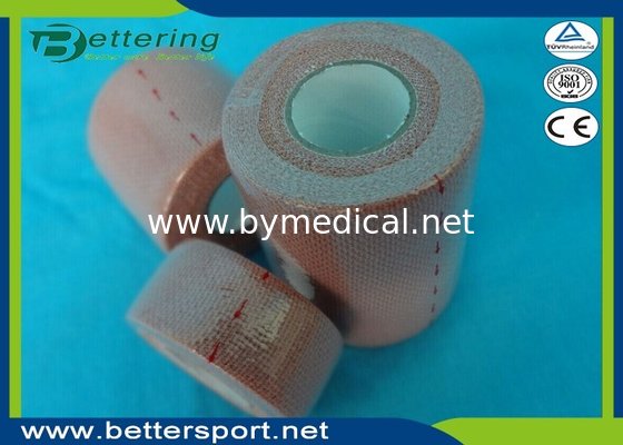 Brick Red Colour synthetic elastic finger protection tape Wrist Protection Fixation Tape for wound dressing supplier