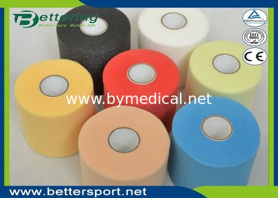 7cmX27m Sports Underwrap Foam Tape Polyester Fiber Elastic Adhesive Muscle Strain Injury Roll Bandage supplier