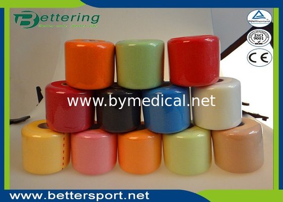 7cmX27m Sports Underwrap Foam Tape Polyester Fiber Elastic Adhesive Muscle Strain Injury Roll Bandage supplier