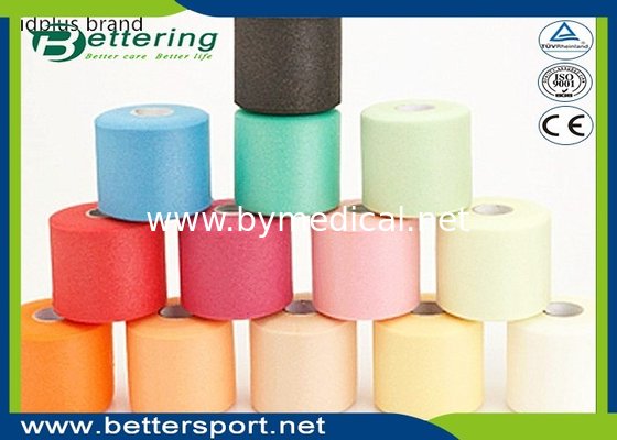 7cmX27m Sports Underwrap Foam Tape Polyester Fiber Elastic Adhesive Muscle Strain Injury Roll Bandage supplier