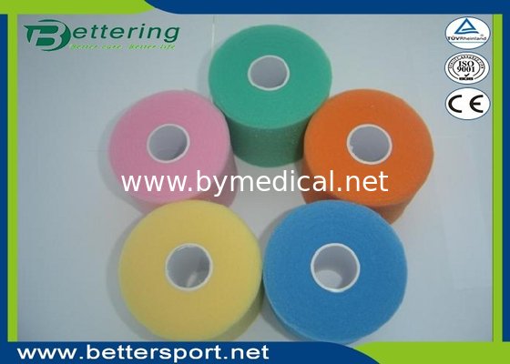 7cmX27m Sports Underwrap Foam Tape Polyester Fiber Elastic Adhesive Muscle Strain Injury Roll Bandage supplier