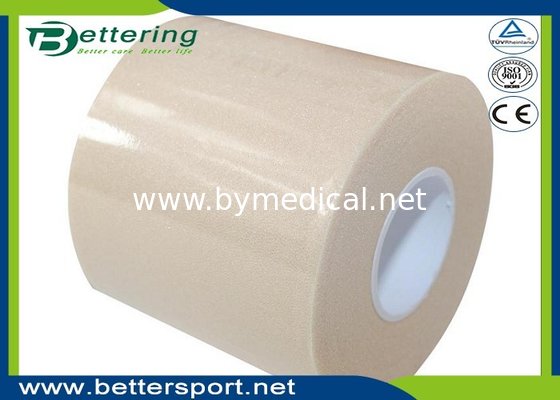 Skin Colour 7cmX27m Sports Underwrap Foam Tape Polyester Fiber Elastic Adhesive Muscle Strain Injury Roll Bandage supplier