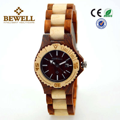 Fashionable Men size recycled wood watches OEM Customized Brand
