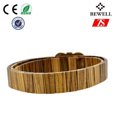 Cool Handmade Wood Accessories , 4CM Width Wood Belts For Man