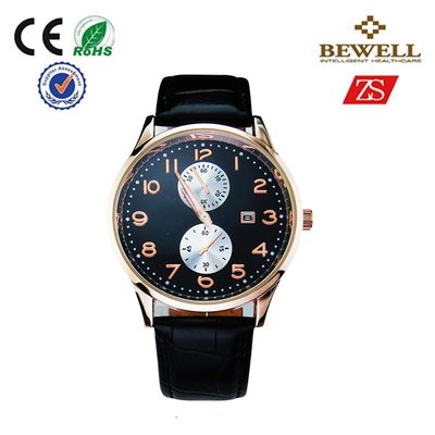 Custom Made Rose Gold Plating Diamond Trim Dial Alloy Wrist Watch For Lady