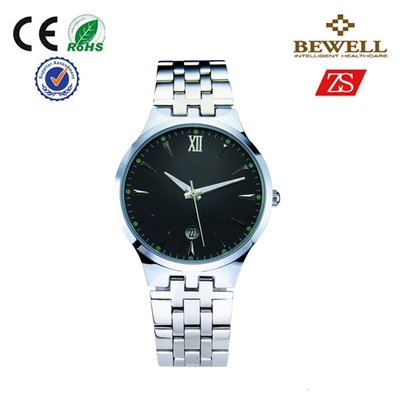 Silver Color Alloy White And Black Dial Watches , Mens Big Face Watches