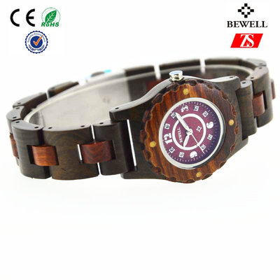 Eco - Friendly Sandalwood Watch For Girl With Small Face And Thin Band