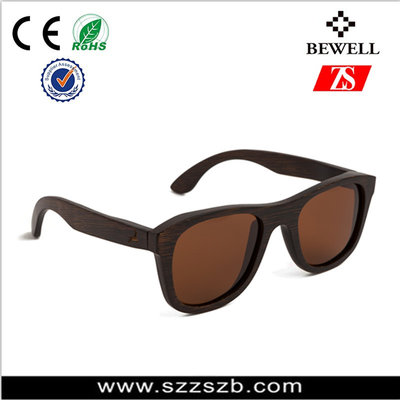 Latest Fashion Style Wooden Sunglasses TAC Polarized Lens With Red And Black Frame