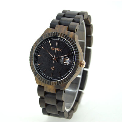 Custom Wood Watch For Women With Red Or Pink Color Printing