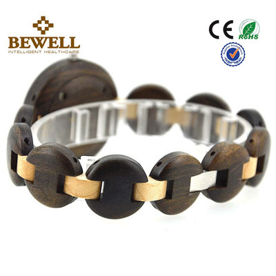 Green Sandalwood And Maple Wooden Wrist Watch , all wood watch men