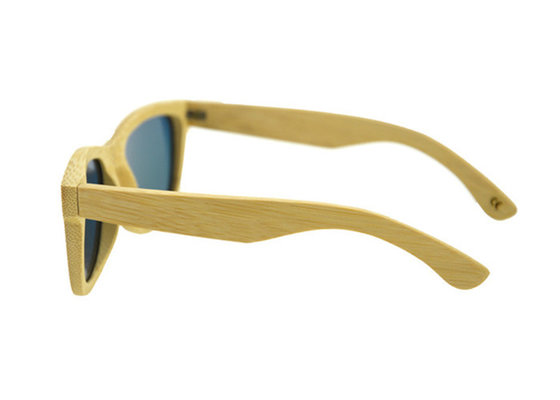 Polarized Customized Brand Wood Frame Sunglasses Lady Size Lightweight
