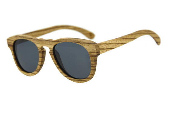 Custom Personalited Polarized Wood Frame Sunglasses Decoration Grey Color