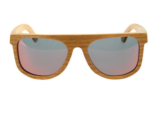 Polarized Wooden Bamboo Sunglasses For Men / Women Eco - Friendly