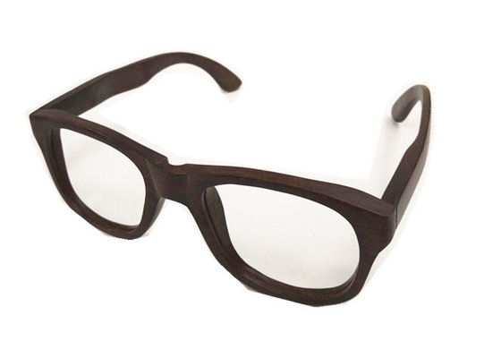 Natural Handmade Wooden Sunglasses For Men , Grey Lense Color