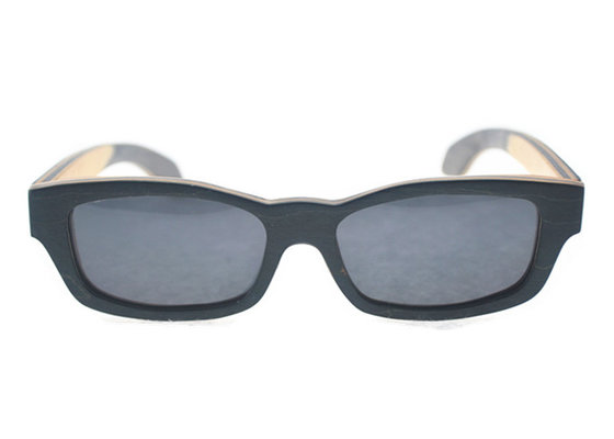 Natural Handmade Wooden Sunglasses For Men , Grey Lense Color