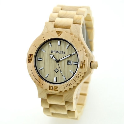 ROHS FSC Standard Men Tense Wooden Watch 3ATM With Vogue Miyota Japanese Movement