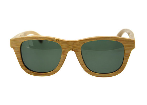 100% Handmade Full Frames Bamboo Wood Sunglasses For Women / Men , Polarized TAC Lense