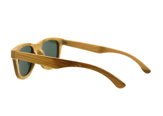 100% Handmade Full Frames Bamboo Wood Sunglasses For Women / Men , Polarized TAC Lense