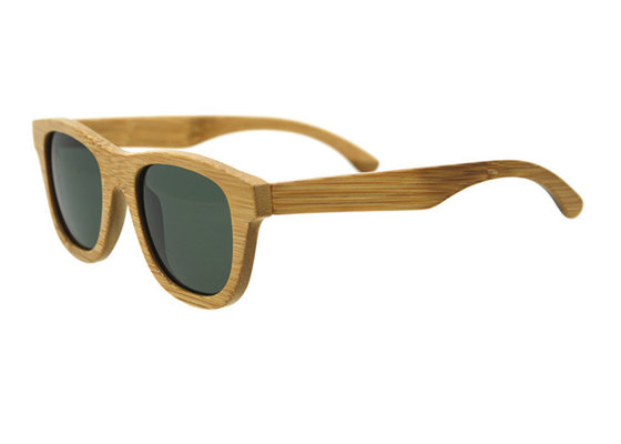 100% Handmade Full Frames Bamboo Wood Sunglasses For Women / Men , Polarized TAC Lense