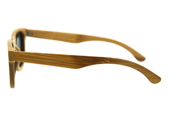 100% Handmade Full Frames Bamboo Wood Sunglasses For Women / Men , Polarized TAC Lense