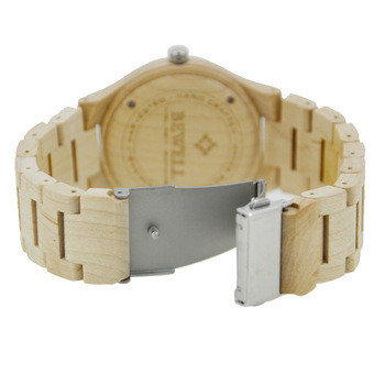 Hign End Men Wooden Strap Watch Waterproof With Japan Battery , OEM ODM Service