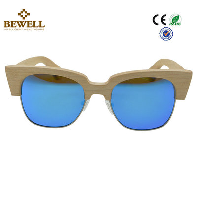 2017 FDA Mirror Lens China Maple Sunglasses Custom Logo Polarized Woody Sunglasses