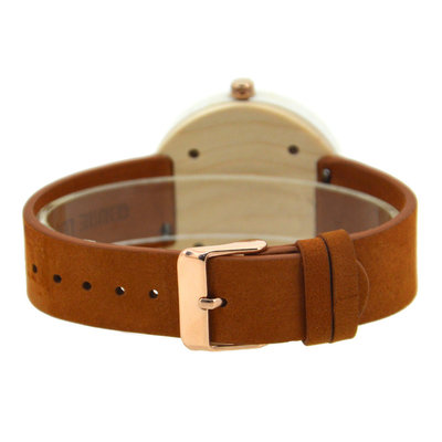 Custom Logo Real Marble Watches With Leather Strap For Men And Women