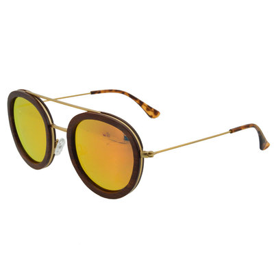 Men / Women Vintage Wooden Polarized Sunglasses Red Sandalwood With Coated Lenses