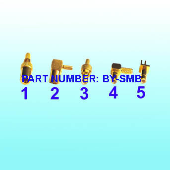 SMB Male for Rg316 Rg174 Bulkhead Connector