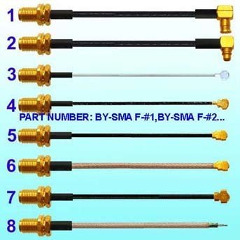 SMB Male for Rg316 Rg174 Bulkhead Connector