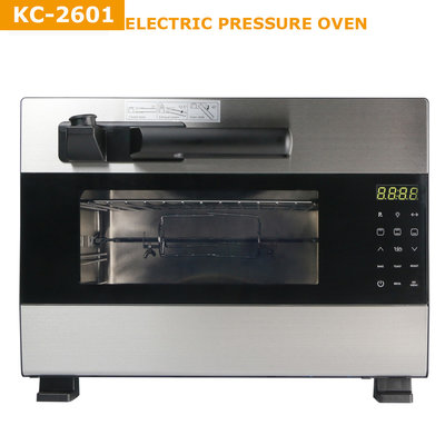 26L Electric Pressure Oven Stainless Steel Digital Soft Touch