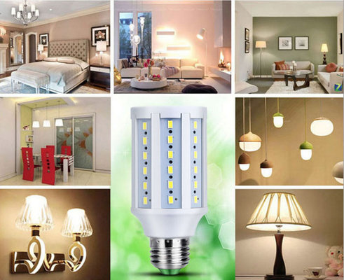 10W LED Corn COB Bulb E26 E27 5730 SMD LED Lamp Bulb (80w Incandescent Bulbs Equivalent), 360° Lighting, Non-Dimmable