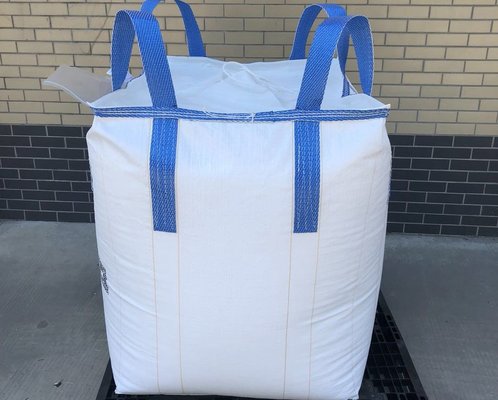 China Large Fibc Jumbo Bags , Circular Construction Bulk Storage Bags 35x35 Size supplier