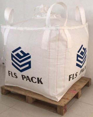 China Jumbo Plastic Big Bulk Bag FIBC Plain Stitching For Builder Construction supplier