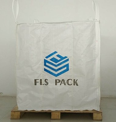 China 2205 LBS SWL UN Big Bag Customized Size With Duffle Top For Dangerous Goods supplier
