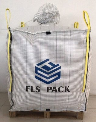 China Static Dissipative Fibc Jumbo Bags Type C , Blue Or White 1000 Kg Bulk Bags supplier