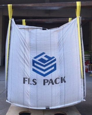 China Industrial Large Type C Bag Anti Static With 4 Panel Cross Corner Loops supplier