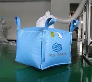 China Blue PP Conductive Big Bag TYPE D 1000KGS Capacity Of CROHMIQ Fabric supplier
