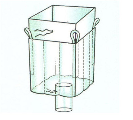 China 2205LBS SWL Fibc Jumbo Bags , Baffle Heavy Duty Bulk Bags ISO21898-2005 Approved supplier